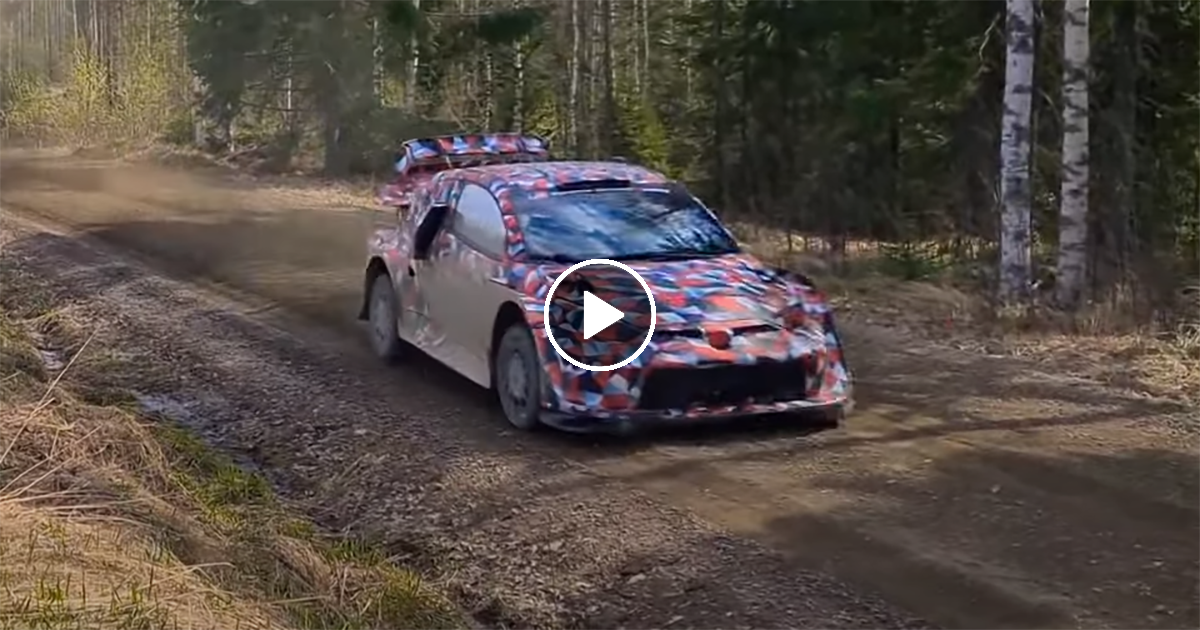 Toyota Rally1 Hybrid test Finland | WRC 2022 | Juho Hänninen ...