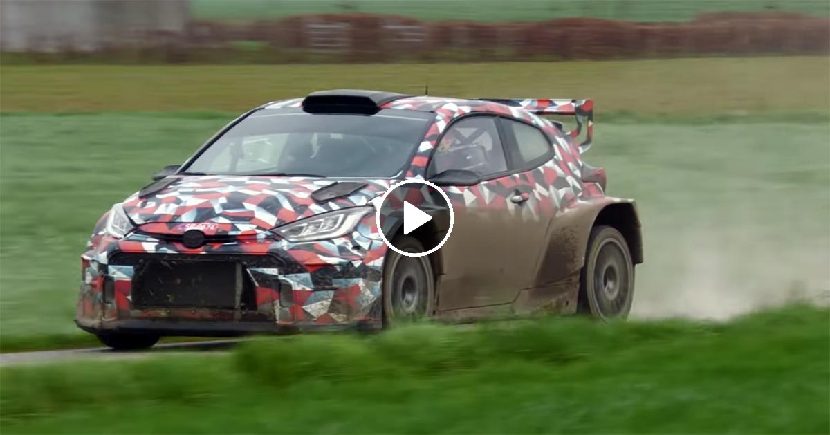 VIDEO: Toyota GR Yaris Rally2 test in België | THERALLYFACTORY.COM